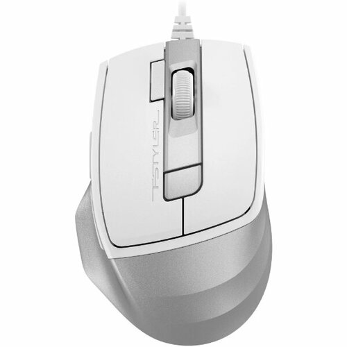 Мышь A4Tech Fstyler FM45S Air белый/серебристый оптическая (2400dpi) silent USB (7but)
