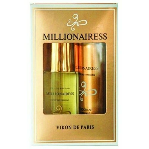 Новая Заря Подарочный набор для женщин "Миллионерша " парфюмерная вода 50 мл + дезодорант 75 мл