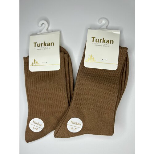 Носки Turkan размер 26/28, коричневый