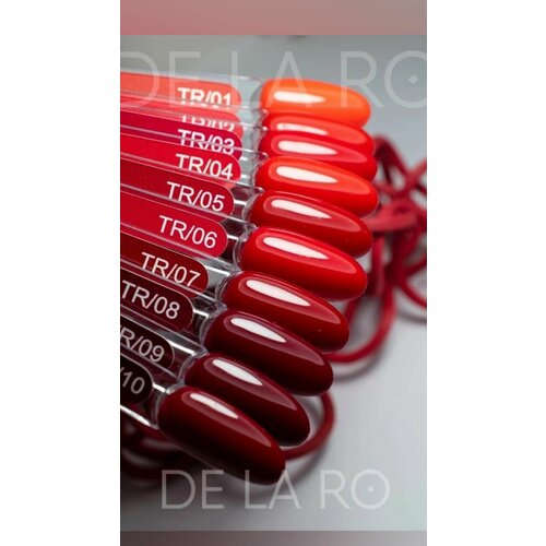 Гель-лак Delaro, коллекция Town Red #004, 10 ml