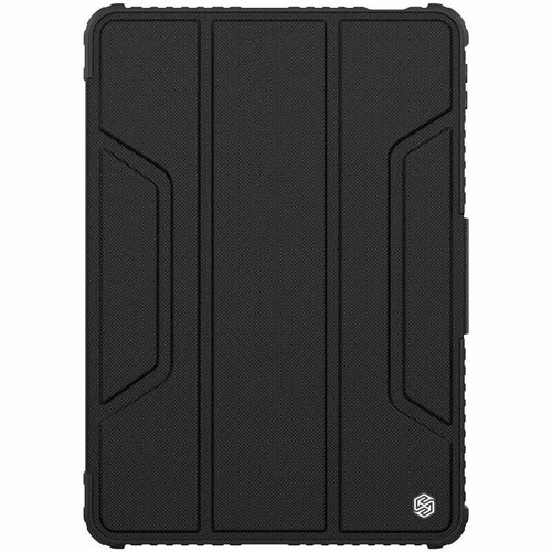 Противоударный чехол для планшета Mi Pad 6/Mi Pad 6 Pro с защитой камеры Nillkin Bumper Leather Case Pro Черный