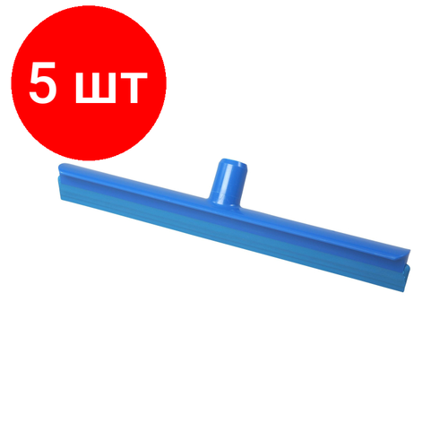 Комплект 5 штук, Сгон FBK с одинарной силиконовой пластиной 500мм, синий 28500-2