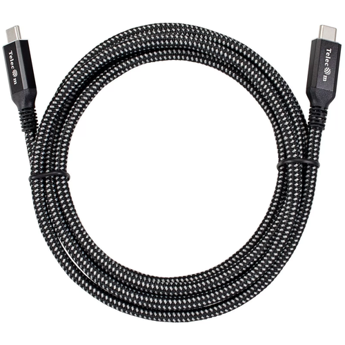 Кабель USB Type-C - USB Type-C, 2м, Telecom (TUS840-2M)