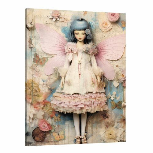 Интерьерная картина 50х70 "Кукла в мире сновидений"