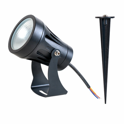 Грунтовый светильник Arte lamp ELSIE A4715IN-1BK / LED / 15Вт / IP65 / 4000К / чёрный