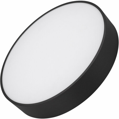 Потолочный светильник LED круглый SP-RONDO-R350-30W Day4000 (BK, 120 deg, 230V) (Arlight, IP40 Металл, 3 года) 034811