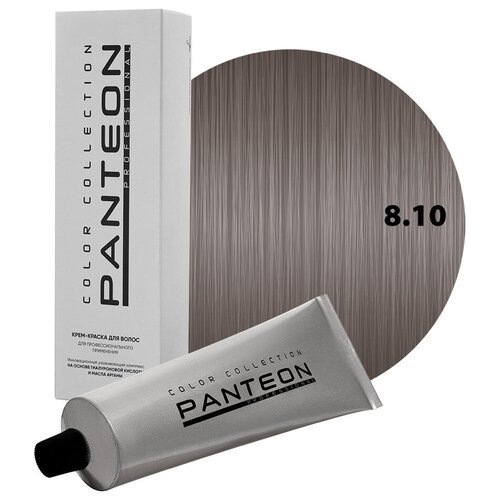 Panteon Color Collection Стойкая крем-краска для волос для профессионального применения, 8.10 блондин экстра пепельный