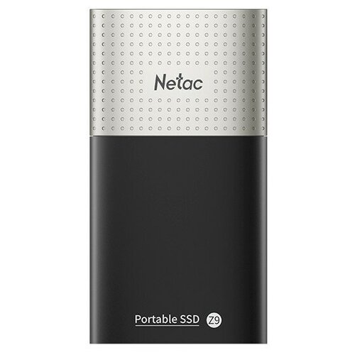 Netac Накопитель SSD USB-C 250Gb NT01Z9-250G-32BK Z9 1.8" черный