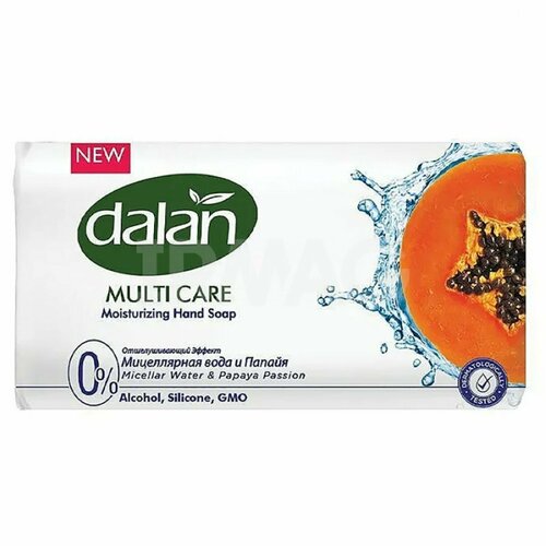 Мыло туалетное Dalan Multi Care Мицеллярная вода и Папайя (150 гр.)