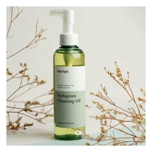Manyo Herb Green Cleansing Oil Гидрофильное масло на основе комплекса трав 200мл