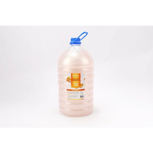 Жидкое мыло RoMaX перламутровое мед с молоком 5 литров