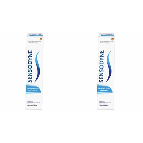 Sensodyne Зубная паста Ежедневная защита Мягкая мята, 65 г, 2 шт