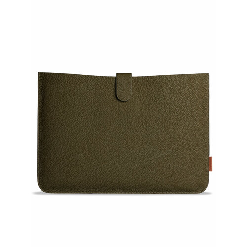 Bustha для Macbook Air/Pro 13"/14" (18/22) чехол JUMP Slim Sleeve Leather (Olive)