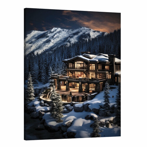 Интерьерная картина 50х70 "Изумительная резиденция"