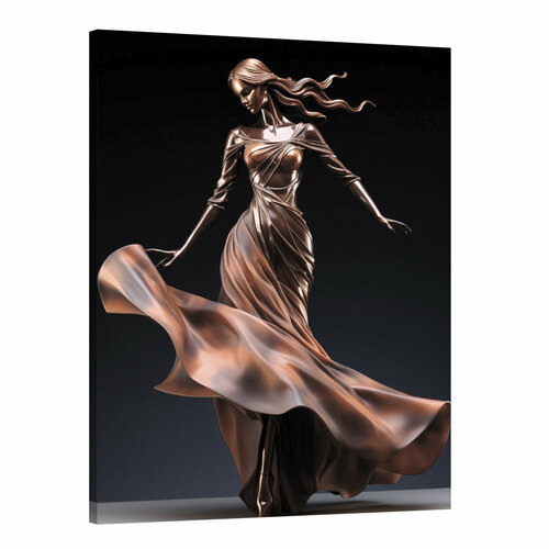 Интерьерная картина 50х70 "Кукла в танце"