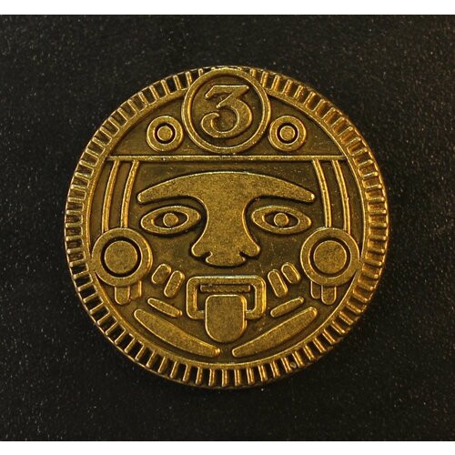 Сувенирная монета Магазин сокровищ "Бурруд" цвет золото