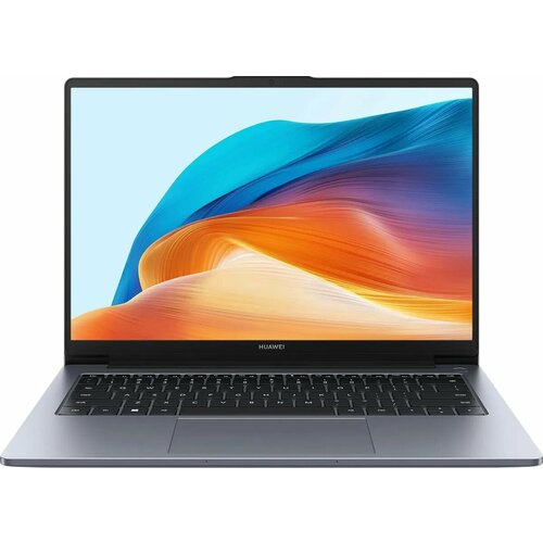 Ноутбук Huawei MateBook D MDF-X, 14", IPS, Intel Core i3 1215U, DDR4 8ГБ, SSD 256ГБ, Intel Iris Xe graphics, серый космос, DOS (53013ufc)