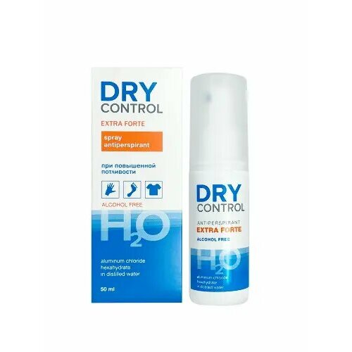 Drycontrol extra forte h2o спрей антиперспирант 50 мл 3уп