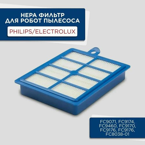 HEPA фильтр AVACLEAN Philips FC9071, FC9174, FC9064, FC9170, FC9176, FC8038/01, ELECTROLUX (ZSPC) AEG BORK моющийся