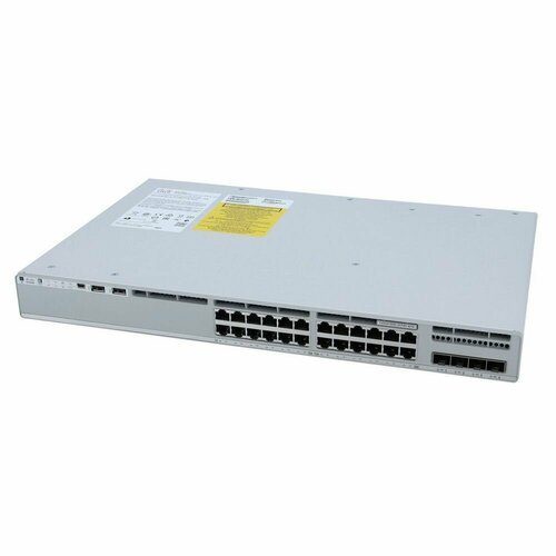 CISCO Коммутатор CISCO Catalyst 9200L 24-port Data, 4x10Gb uplink, PS 1x600W, Network Essentials, C9200L-24T-4X-E C9200L