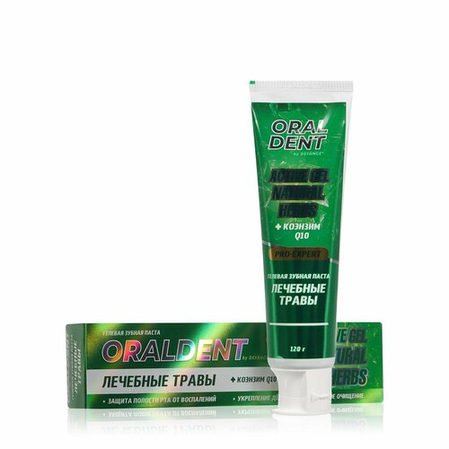 Гелевая зубная паста Defance Oraldent " Active Gel Natural Herbs " 120г
