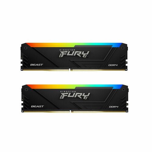 64GB Kingston DDR4 3200 DIMM FURY Beast RGB Gaming Memory