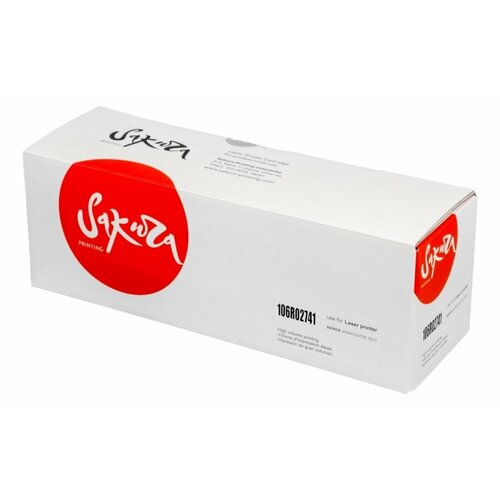 6 шт. Картридж лазерный Sakura 106R02741 черный 25900 стр. для Xerox (SA106R02741)