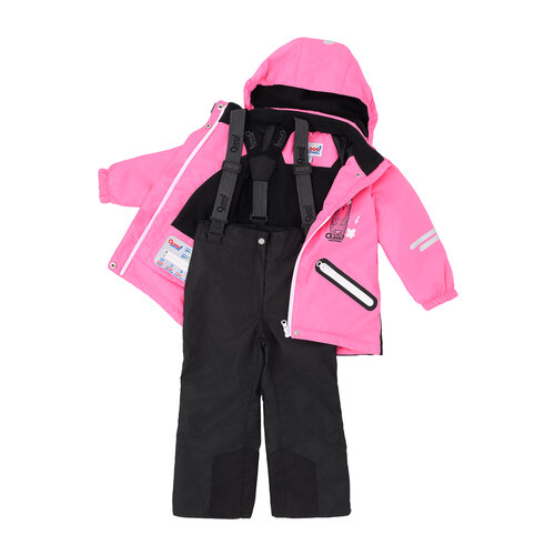 Комплект верхней одежды Oldos Айза, размер 134, розовый, черный