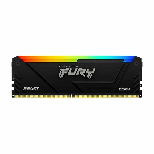 Оперативная память KINGSTON FURY Beast RGB DIMM DDR4 16GB 3733 MHz (KF437C19BB12A/16)