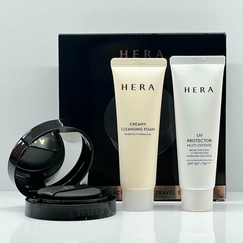 Набор декоративной косметики Hera Black Cushion Travel Exclusive 21N1 ROSE VANILLA