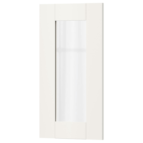 Стеклянная дверь, белый 30x60 см IKEA SVEDAL 003.672.68