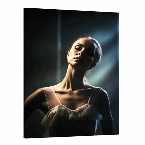 Интерьерная картина 50х70 "Эмоциональная балерина"