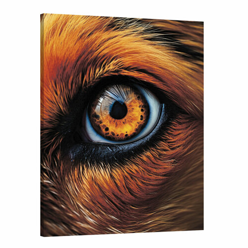 Интерьерная картина 50х70 "Собачий глаз"
