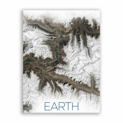 Постер, плакат на бумаге / NASA (Коллекция Постеров) - Earth / Земля / Размер 30 x 40 см