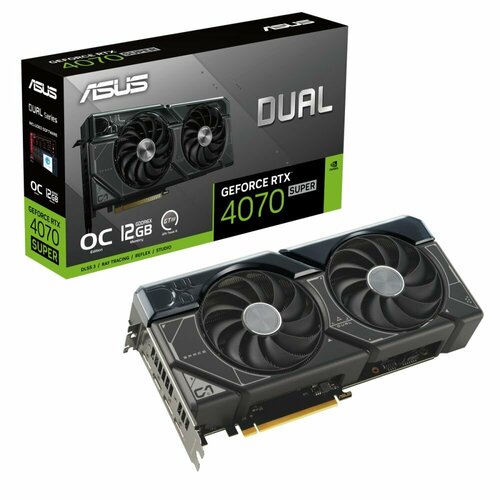 Видеокарта ASUS DUAL-RTX4070S-O12G /RTX4070S, HDMI, DP*3,12G, D6X