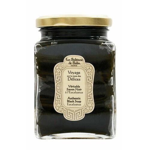 Черное мыло с эвкалиптом для лица и тела La Sultane de Saba Eucalyptus Authentic Black Soap
