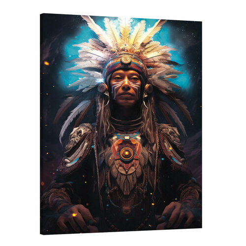 Интерьерная картина 50х70 "Волшебство шамана"
