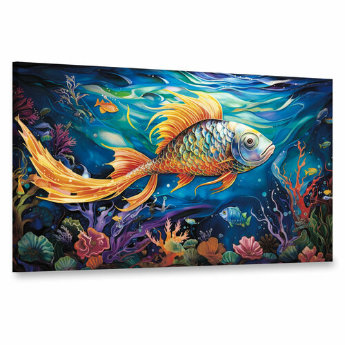 Интерьерная картина 100х60 "Рыбка"