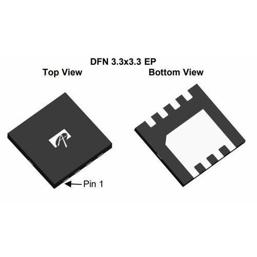 Микросхема AON7520 N-Channel MOSFET 30V 50A DFN3.3X3.3