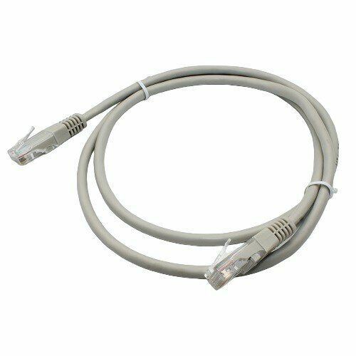 Патч-корд 18-1002 RJ45-RJ45 1метр 1 шт. серый UTP4*2*0,52/8P8C/5e