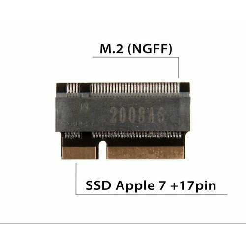 Переходник для SSD M.2 SATA для Apple MacBook Pro / iMac Mid 2012 Late 2012 Early 2013 / NFHK N-2012P