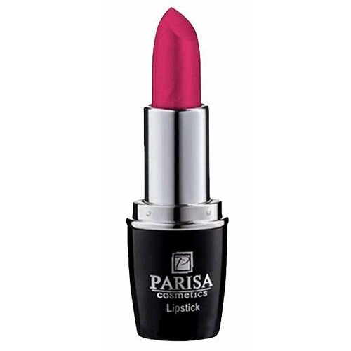 Parisa Cosmetics Помада для губ L-03, с касторовым маслом, тон № 01 Перламутровая фуксия