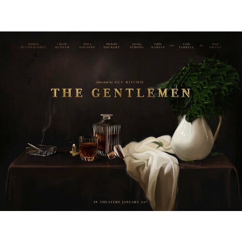 Плакат, постер на бумаге The Gentlemen/Джентльмены. Размер 30 х 42 см