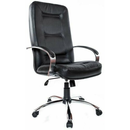 Компьютерное кресло Сенатор CH офисное, обивка: натуральная кожа, цвет: черный