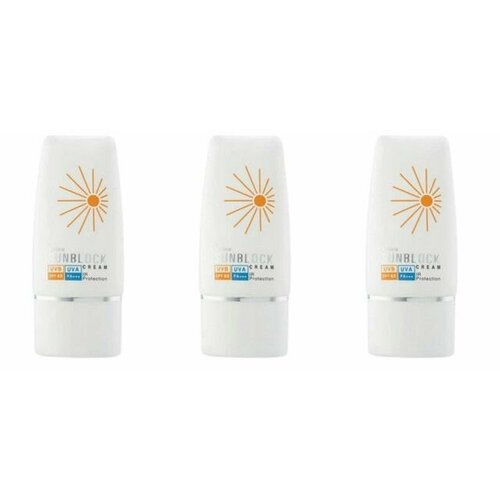 Mistine Крем для лица солнцезащитный Sun Block Cream SPF 40+, 30 г, 3 шт