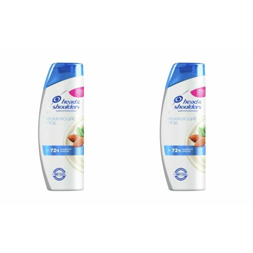 Шампунь против перхоти HEAD & SHOULDERS, увлажняющий уход, 2 штуки по 400 мл.
