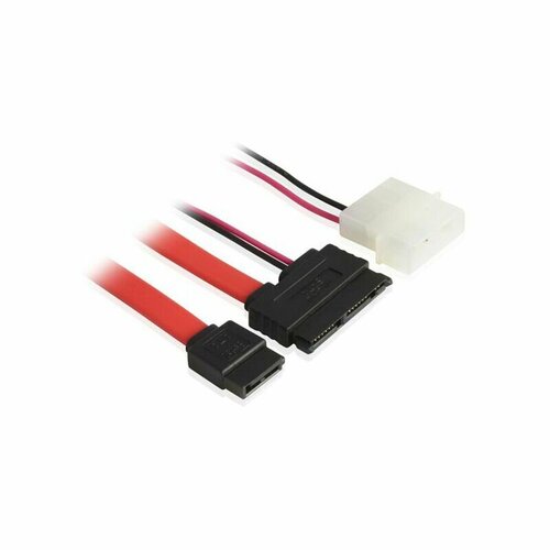 Комплект 0.5 m SATA-кабелей micro Greenconnect GC- ST307 micro SATA 16pin AM micro SATA - SATA II, molex 0.5м