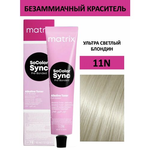 Matrix Color Sync Крем-краска для волос 11N ультра светлый блондин, 90мл