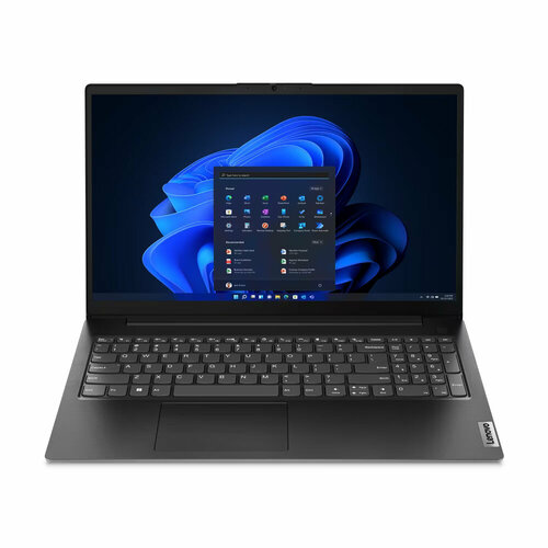 Ноутбук 15.6" TN FHD Lenovo V15 G4 AMN black (AMD Ryzen 3 7320U/8Gb/256Gb SSD/VGA int/noOS) (82YU0080UE) (английская клавиатура) нужен переходник EU