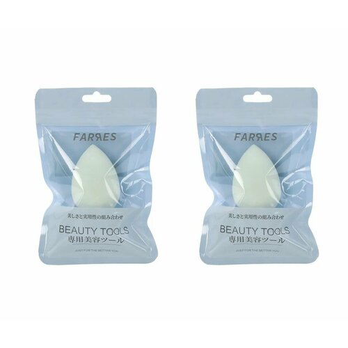 Farres cosmetics Спонж-губка для макияжа FP005, яйцо, 2 шт
